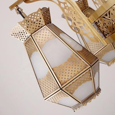 Cina Grandi candelabri in ottone oro antico di rame per chiese villa lusso illuminazione decorativa in vendita