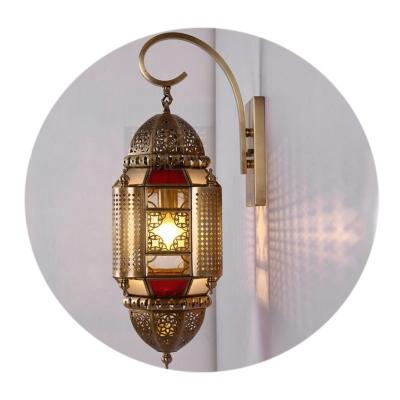 Cina Luce da parete in rame in stile europeo retro in vendita