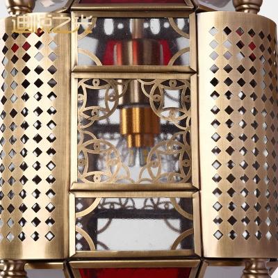 Cina Luce da parete in rame in stile europeo retro in vendita
