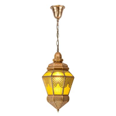 China LED Decorative Vintage Copper Chandelier For Restaurant E27 Bulb Base for sale