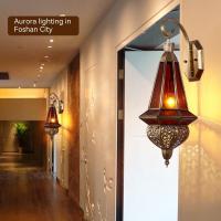 China Switch Control Hotel Copper Light Sconce Vintage Copper Wall Sconce for sale