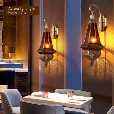 Cina Controllo Switch Hotel Copper Light Sconce Vintage Copper Wall Sconce in vendita