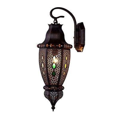Cina LED impermeabile Nero Vintage Copper Wall Light stile arabo musulmano in vendita