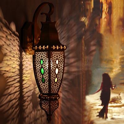 Cina LED impermeabile Nero Vintage Copper Wall Light stile arabo musulmano in vendita