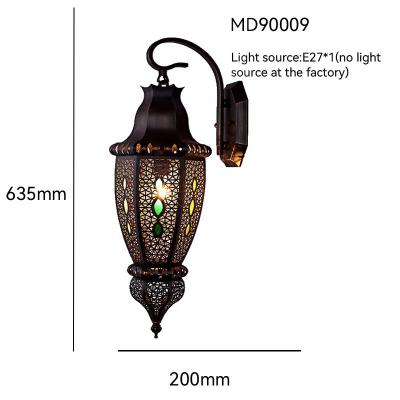Cina LED impermeabile Nero Vintage Copper Wall Light stile arabo musulmano in vendita