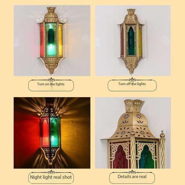 Quality Restaurant Exotic Vintage Copper Wall Light Vintage Bedroom Wall Lights With for sale