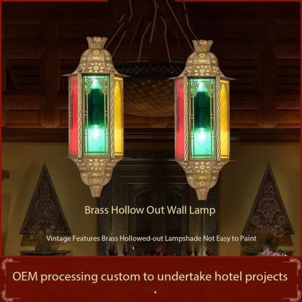 Quality Restaurant Exotic Vintage Copper Wall Light Vintage Bedroom Wall Lights With for sale