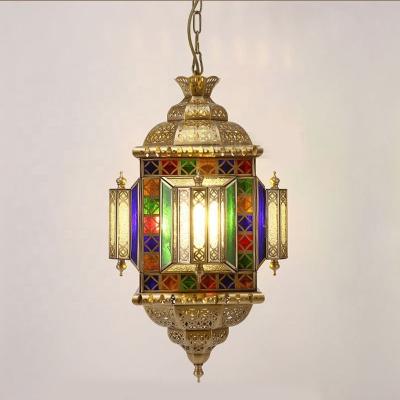 Cina Mercato del sud-est asiatico candelabro di rame con supporto per scure colorate 5 kg di peso stile retrò arabo musulmano in vendita