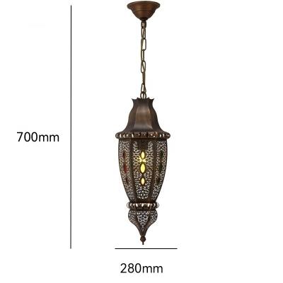 Cina 220V interni stile moderno Lanterne di rame fatte a mano stile vintage musulmano in vendita