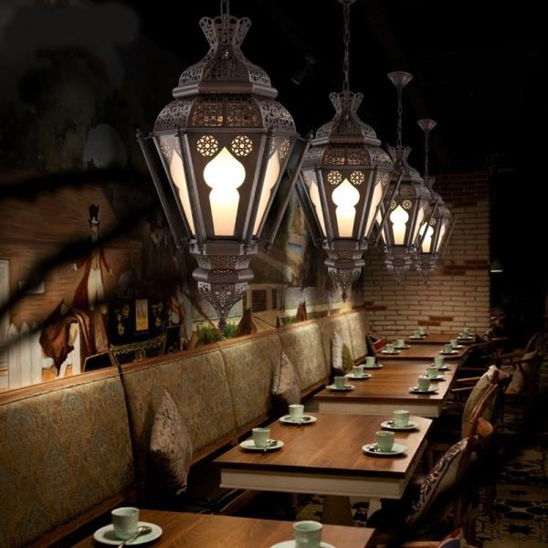 Quality Exquisite Design E27*3 no Light Source At The Incandescent Arab style Pendant for sale