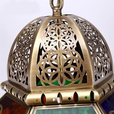Cina Candelabro di rame di medie dimensioni per l'illuminazione interna in stile moderno europeo e americano in design arabo-musulmano del sud-est asiatico in vendita