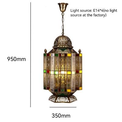 Cina Candelabro di rame di medie dimensioni per l'illuminazione interna in stile moderno europeo e americano in design arabo-musulmano del sud-est asiatico in vendita