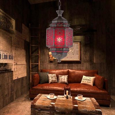 Cina Disegno d'interni retrò europeo e americano lampadario di rame luci a LED per il sud-est asiatico stile arabo musulmano decorazione in vendita