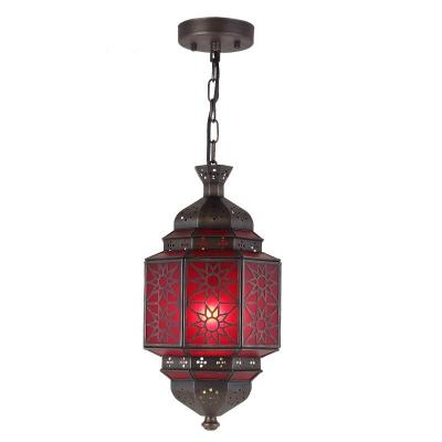 Cina Disegno d'interni retrò europeo e americano lampadario di rame luci a LED per il sud-est asiatico stile arabo musulmano decorazione in vendita
