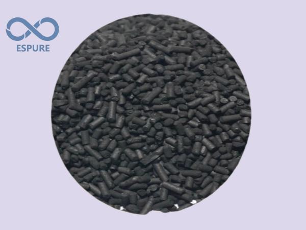 Quality CTC 100% Solvent Recovery Activated Carbon Cylindrical Pellets Coconut Shell Based for sale