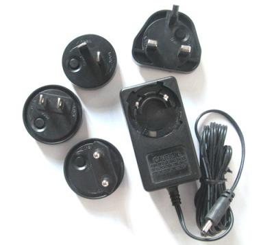 China 18W Universal Adapter with Interchangealbe AC Plugs EU, UK, USA, Au for sale