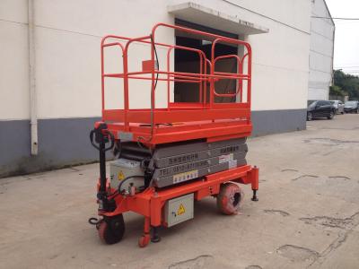 China 0.75 - 3Kw Power Hydraulic Aerial Work Platform , Full Electric Mobile Elevated Platform for sale