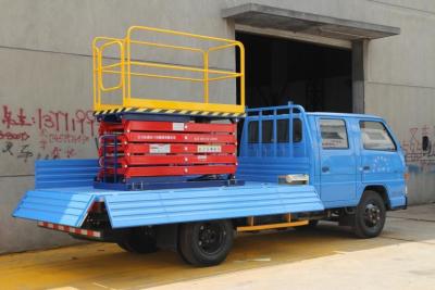 China Vehicle Mounted Hydraulic Aerial Work Platform 1m - 9m Height For Engineering Rescue for sale