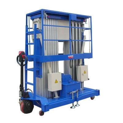 China 304 Stainless Steel Single Mast Aerial Work Platform Color Custiomized 15.7m Height for sale