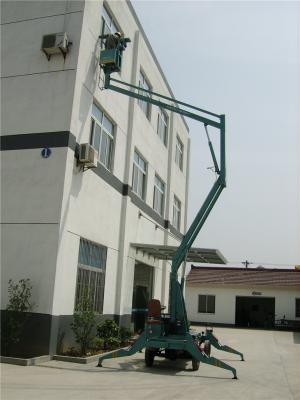 China Self Propelled Electric Articulating Boom Lift 120 - 550 kg Load For Railway Stations for sale