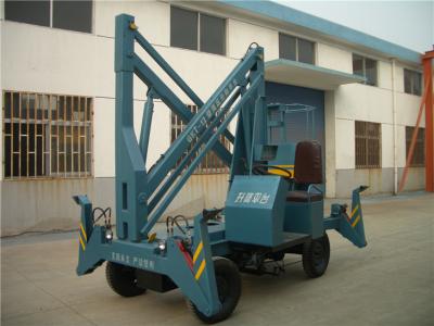 China Mobile Self Propelled Hydraulic Boom Lift 200kg Load 10 Mpa Diesel Boom Lifts for sale