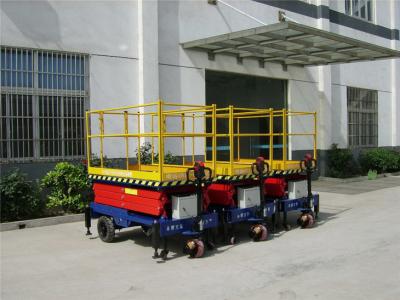 China Full Electric self propelled scissor lift , 400kg mobile elevating working platform for sale