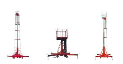 China Telescopic Cylindrical Hydraulic Lift Platform , Self Propelled Work Platform For Stations for sale