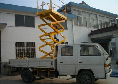 China Red Vehicle Mounted Work Platforms 150 - 560kg Load For Street Lamp Repairing for sale