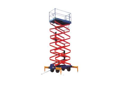 China Self Propelled Man Lifting Mobile Aerial Work Platform Steel Material 11m Max Height for sale