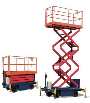 China One Man Operated Mobile Aerial Work Platform 1.8 * 1 M Platform Size For Cleaning for sale