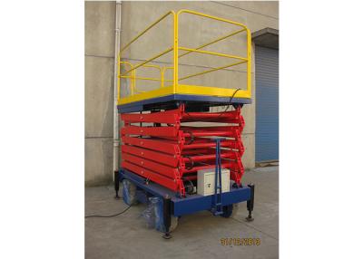 China Manual Mobile Aerial Work Platform Steel Material Hydraulic Platform Lift for sale