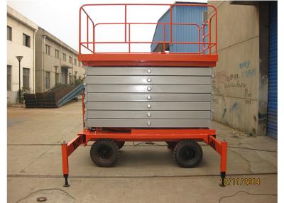 China Anti - Skid 8M Self Propelled Scissor Lift 2.45 * 1.35m Platform Size For Airport for sale