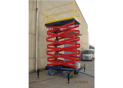 China Aluminum Alloy Mobile Aerial Work Platform 6m Max Height For Warehouses for sale