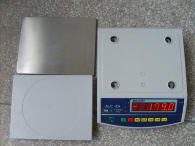 China 15kg 30kg Digital Green LED Display Price Calculating Scale for sale
