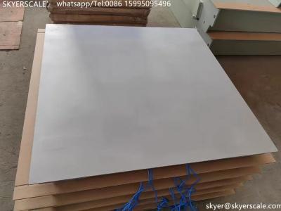 China Hoge nauwkeurigheid 1,2x1,2 m 3 ton roestvrij staal Digitaal weegvlak Te koop