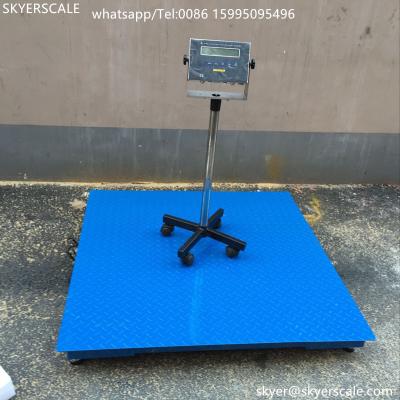 Cina 1.2x1.2m Piattaforma di filo di 2 tonnellate per macchine Scala di pesatura digitale industriale con display tipo A12 in vendita