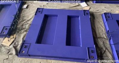 Cina Zemic H8C Load Cell 1x1m 5Ton Heavy Duty Industrial Floor Scale con piattaforma in acciaio al carbonio in vendita