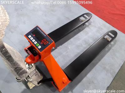 China Hydraulic Hand Pallet Weighing Forklift Scale 2000kg  Industrial Weighing Scale for sale