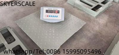 Cina Scala di pesatura per pavimenti in piattaforma in acciaio al carbonio 1.22x1.22m 3t con indicatore di pesatura XK315A1X in vendita