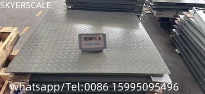 China Zware vloerschaal 1,2x1,5m Platformschaal van koolstofstaal 3000kg Te koop