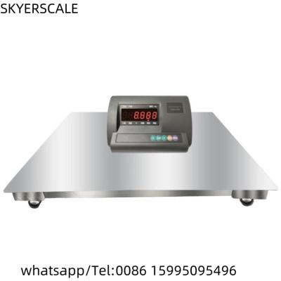 Cina Balanza Digital Weighing Machine Scale elettronica inossidabile Basculas Industrial 3t Piattaforma a pavimento Scale in vendita