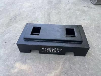 China 1000kg Test Weight Cast Iron Counterweights Test Masses For Crane for sale