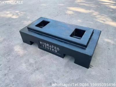 China 1000kg Test Weight Cast Iron Counterweights Test Masses For Crane for sale