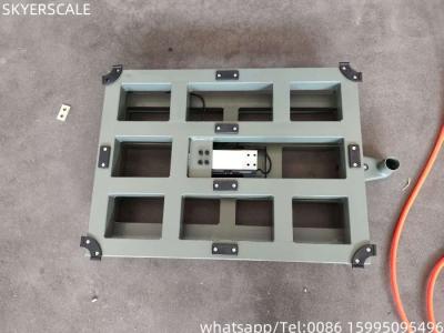 중국 디지털 탄소 스틸 50x50xm 500kg 플랫폼 스케일 A12E 가중 표시기와 함께 벤치 스케일 판매용