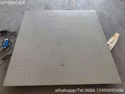 Cina 1.2x2m 3t Digital Industrial Carbon Steel Platform Scale per pavimento in vendita