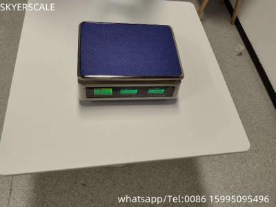 China AC / DC Power Supply Electronic Food Computing Weight Weigh Scales With Green LED Display for sale