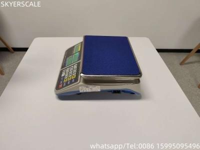 China AC / DC Power Supply Electronic Food Computing Weight Weigh Scales With Green LED Display for sale