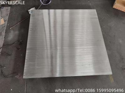 China 304 Stainless Steel Electronic Platform Weighing Scale 1mx1m 3 Ton Floor Scale for sale