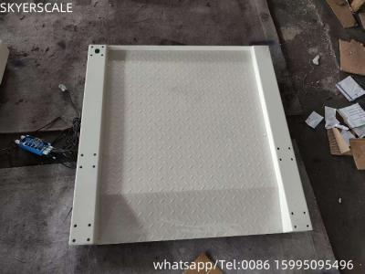 China Carbon Steel / Q235B 0.8x1m Balance  1 Ton Ground Electronic Floor Balance Industrial Weighing Floor Scale for sale