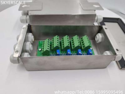 China 4 Channels IP67 Waterproof Electrical Converter 4 Line Stainless Steel Load Cell Junction Box For Scales for sale
